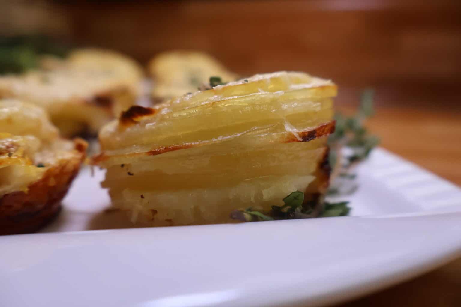 Mini Potato Dauphinoise (Potato Stacks) | Lola Jay Yum!
