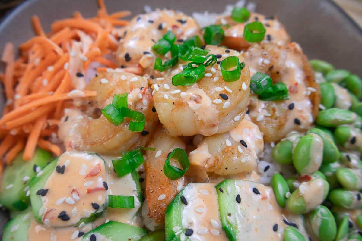 Shrimp Poke Bowl | Lola Jay Yum!